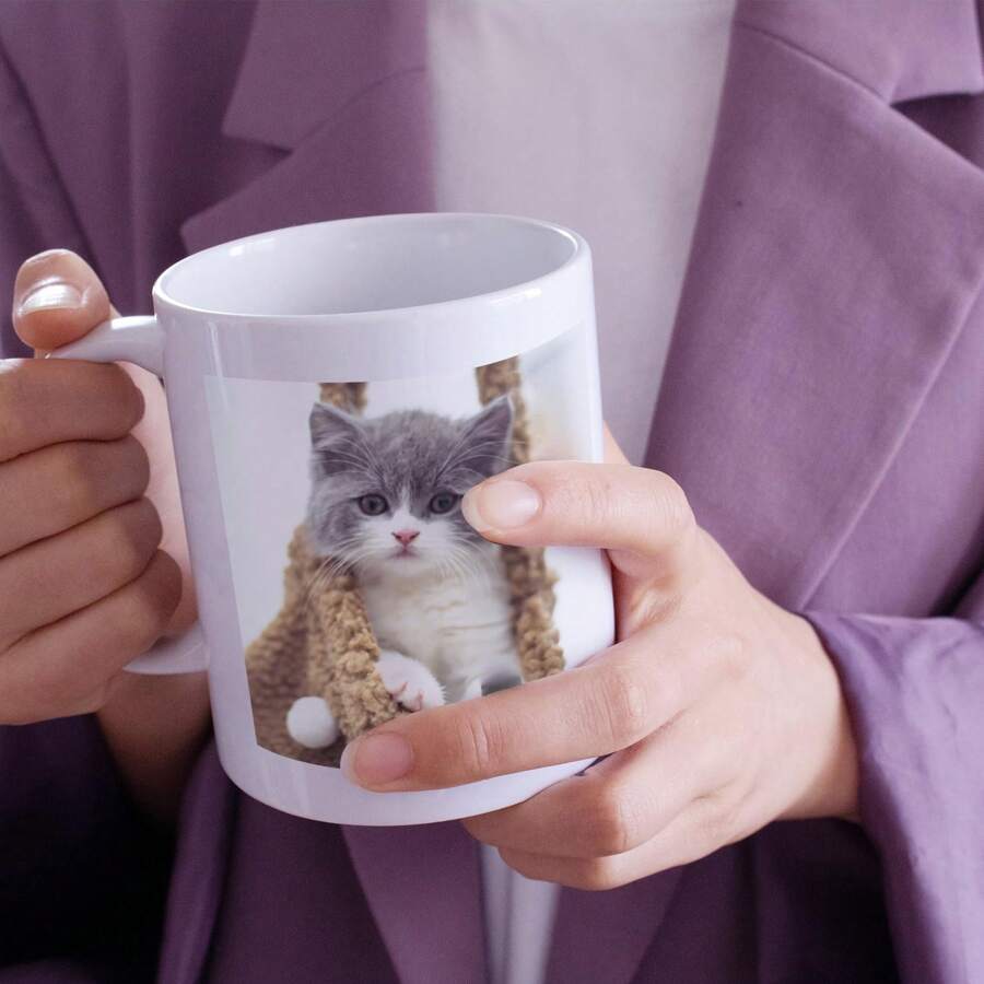 1Pc Custom Coffee Mug Cup, Personalized Coffee Mugs Cups With Picture ...