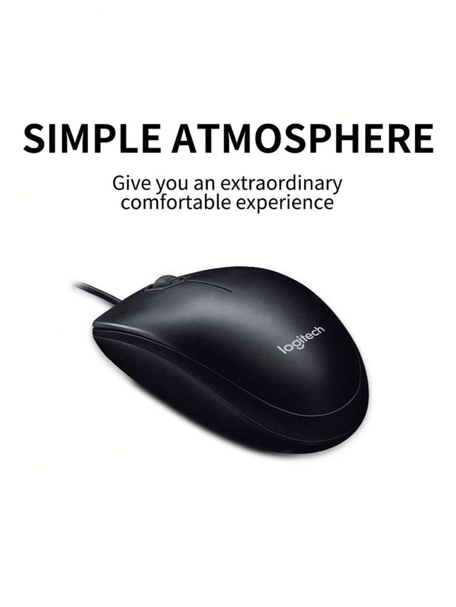 Logitech Top Original Logitech M91P Wired Mouse Business Office Home Computer Notebook Plug And ...