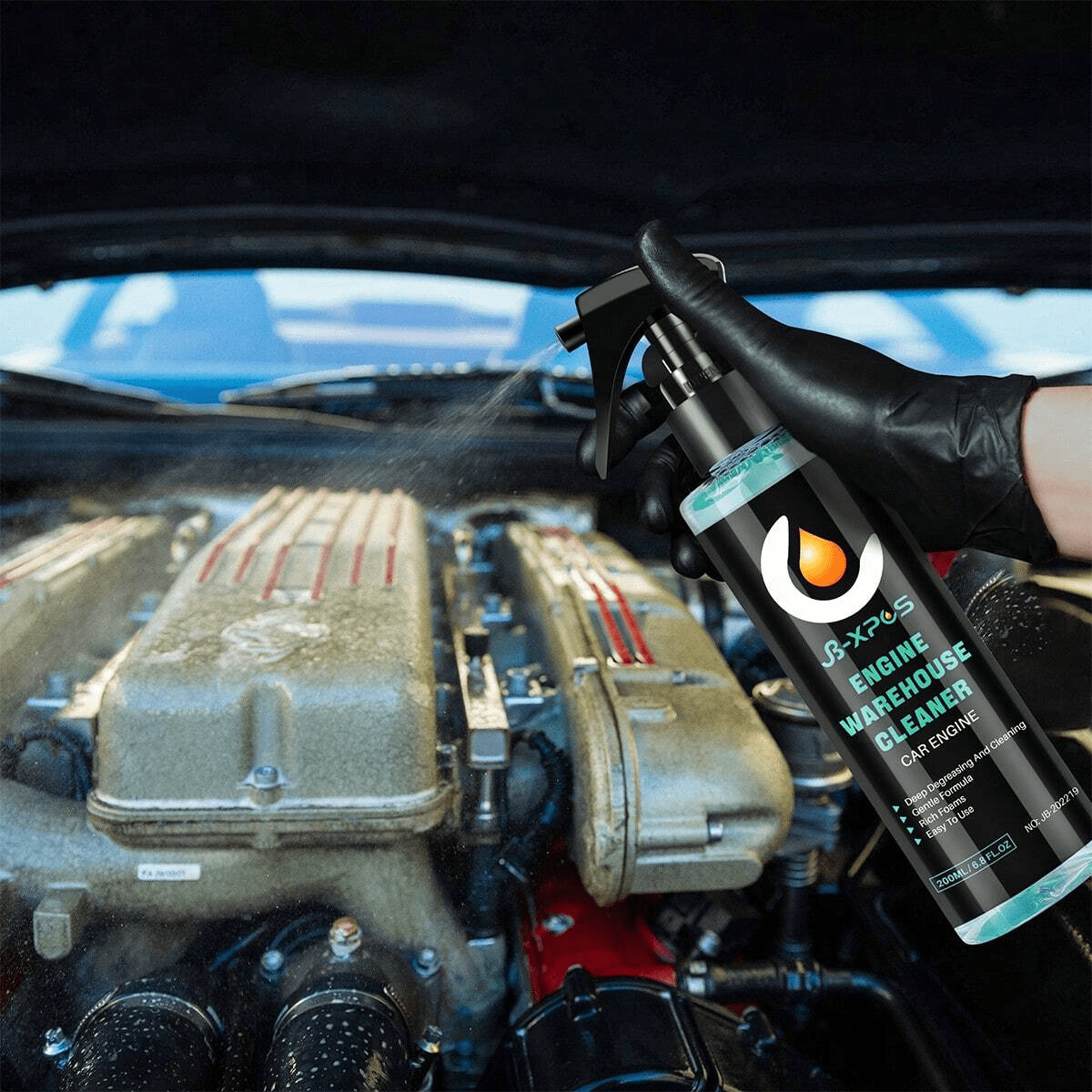 Engine Bay Cleaner Powerful Decontamination For Engine Compartment Oil ...