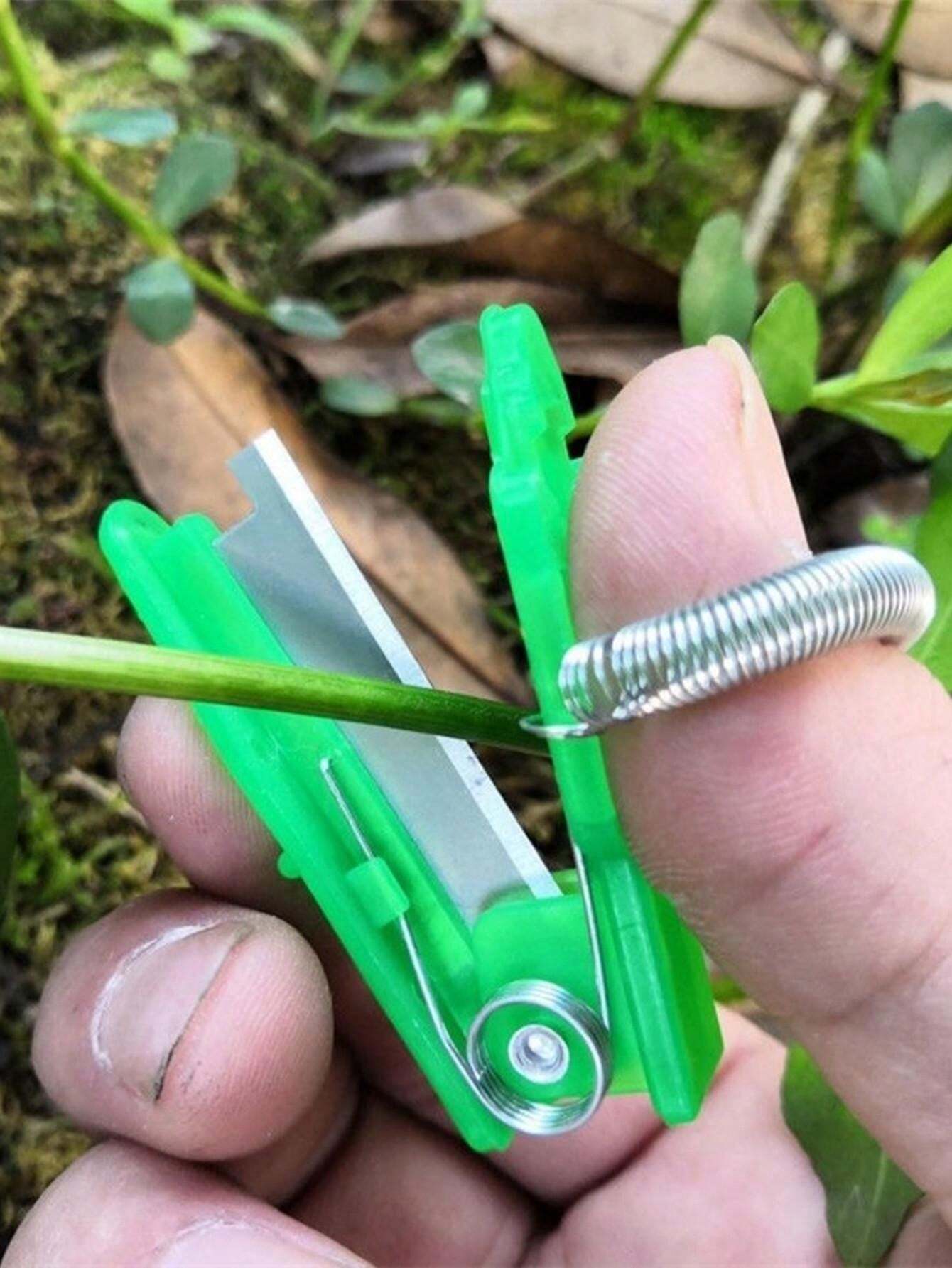 Stainless Steel Garden Thumb Knife Thumb Picking Knife Leaf Picking ...