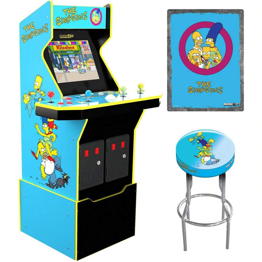 Arcade1Up The Simpsons - 4 Player With Riser And Marquee [GAME CONSOLES ...