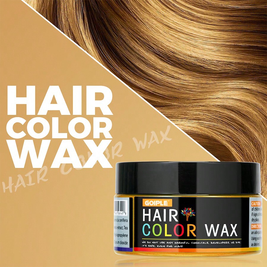 Temporary Hair Color Wax Long Lasting DIY Hair Color Cream Easy To Wash ...