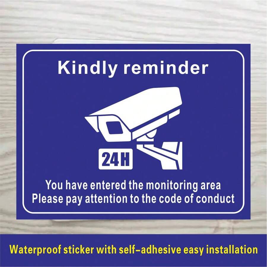 Monitor Warning Signs Monitor Warning Stickers,You Have Entered The 24 ...