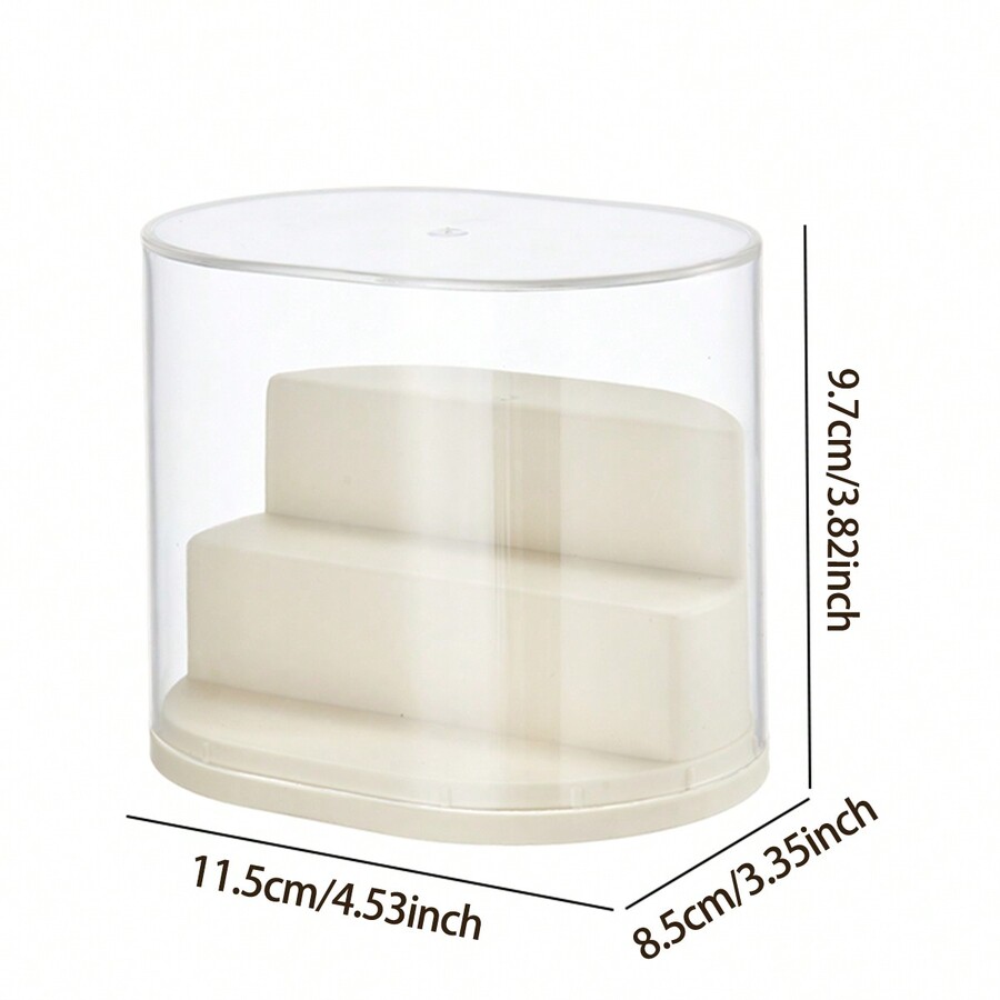 One Clear Ladder-Shaped Collectible Storage Box, Blind Box Organizer ...