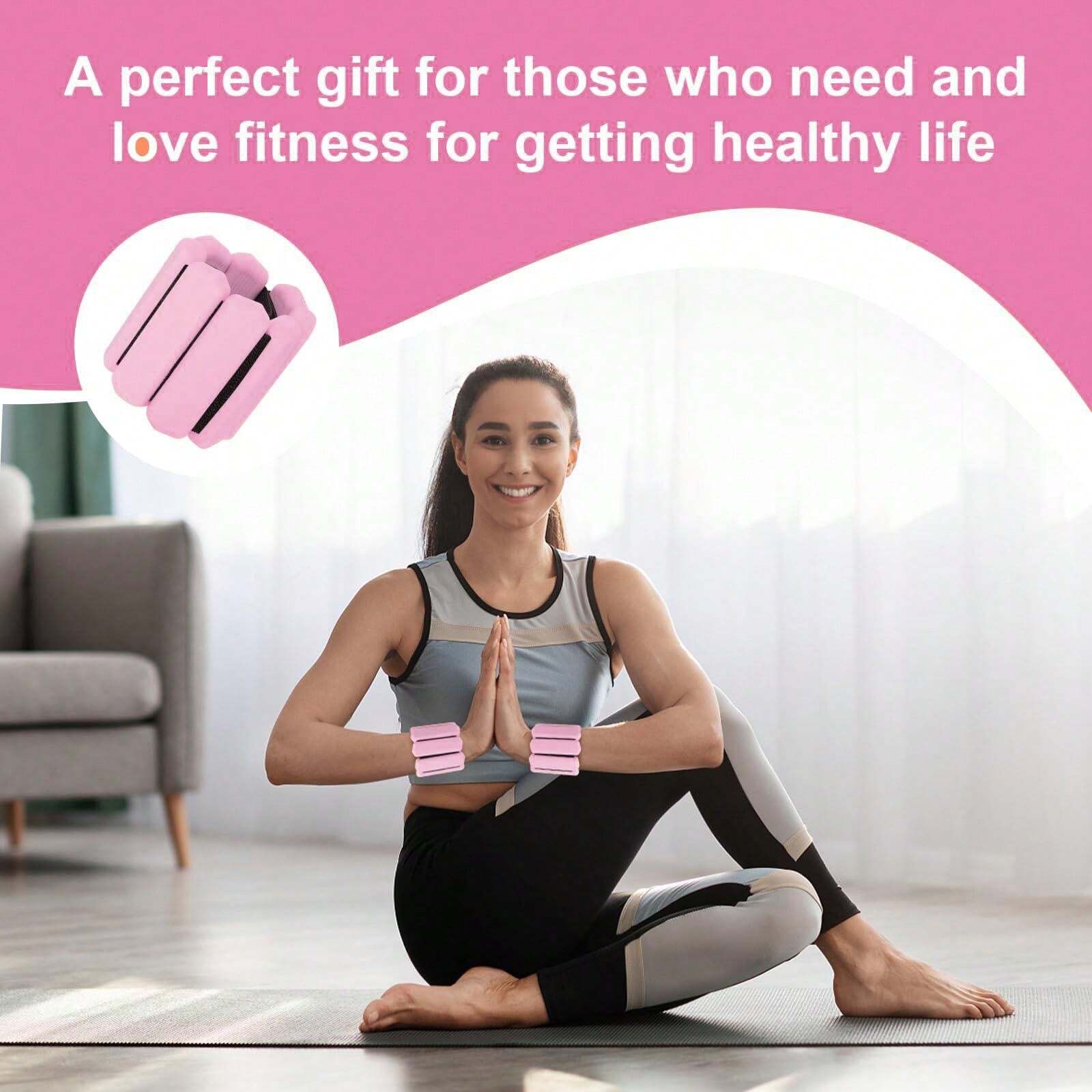 1 Pair Wrist And Ankle Weights Set, 0.5 Lbs(227g) Each, Adjustable ...