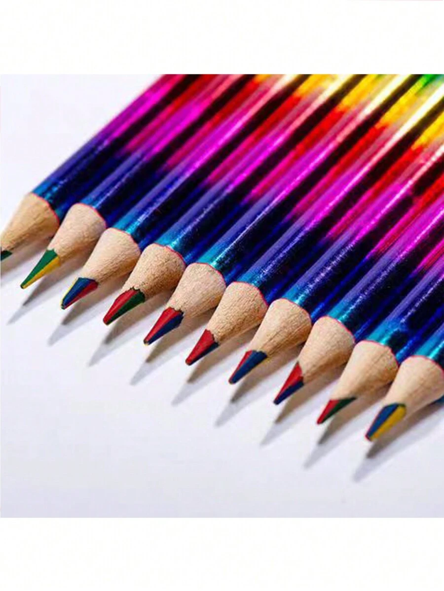 10 4-Color Rainbow Pens Are Suitable For Students Majoring In Art ...