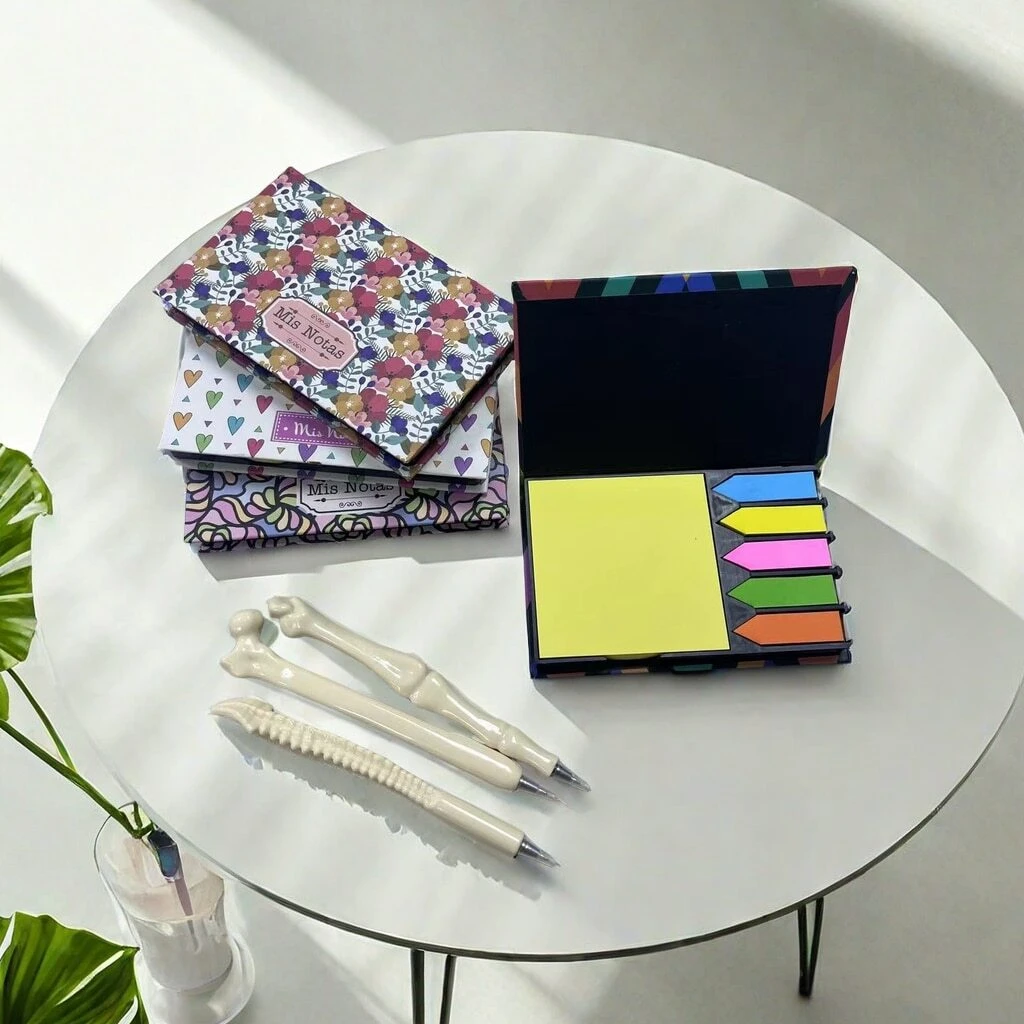 3/5 Sticky Notes Sets +3/5 Ball-Point Pens 450 Pc Assorted Sizes ...