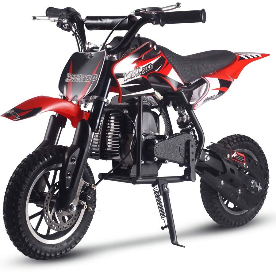 SAY YEAH Mini Kid Dirt Bike, Model 50CC 2-Stroke Gas Bike With Off-Rode ...