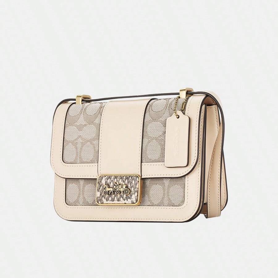 Coach Bolso de hombro y bandolera ALIE de COACH para mujer, color caqui ...