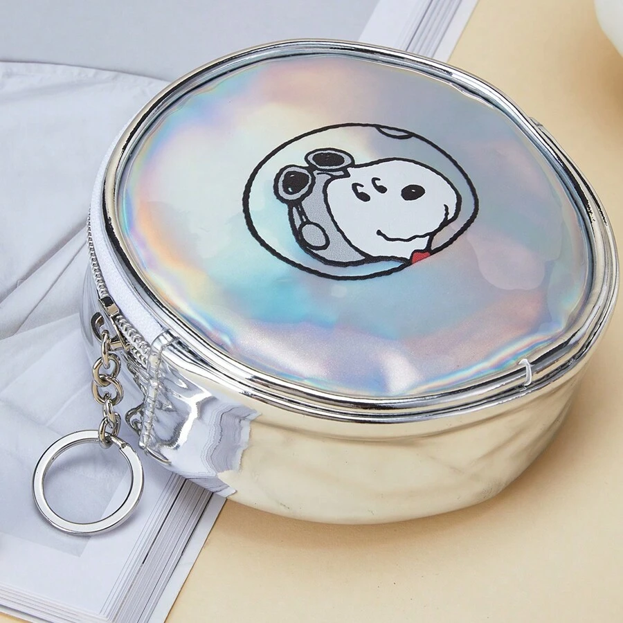 Miniso Snoopy The Little Space Explorer Collection Round Coin Purse ...