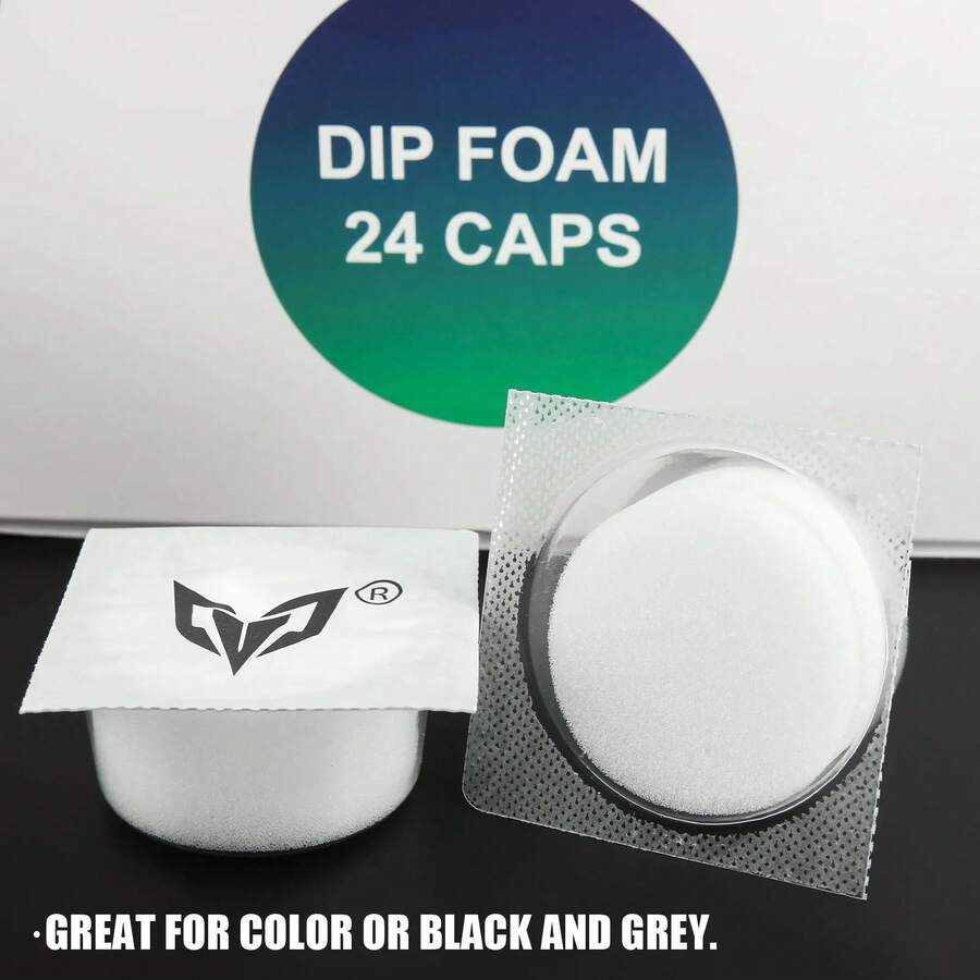 Dip Foam, Dip Caps Dip Foam Rinse Caps Cups Cleaning Tip Rinse Dip ...