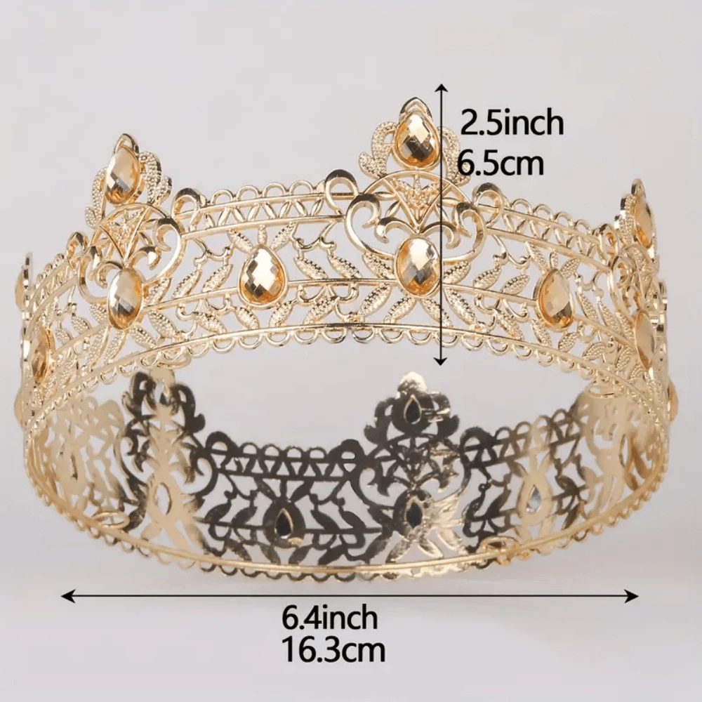 1pc King's Crown Headpiece For Halloween & Carnival Parties, Ancient ...