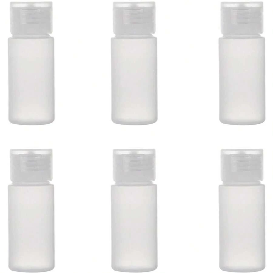 ALINK Travel Size Plastic Empty Toiletry Bottles, 30ml (1 Oz) Pack Of 6 ...
