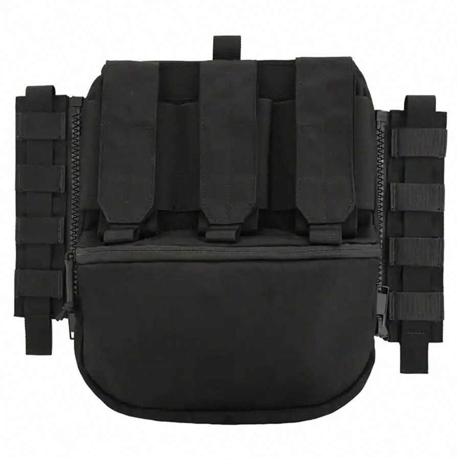 Molle Back Panel Tactical Zip-On Panel Pouch Tactical Accessory ...
