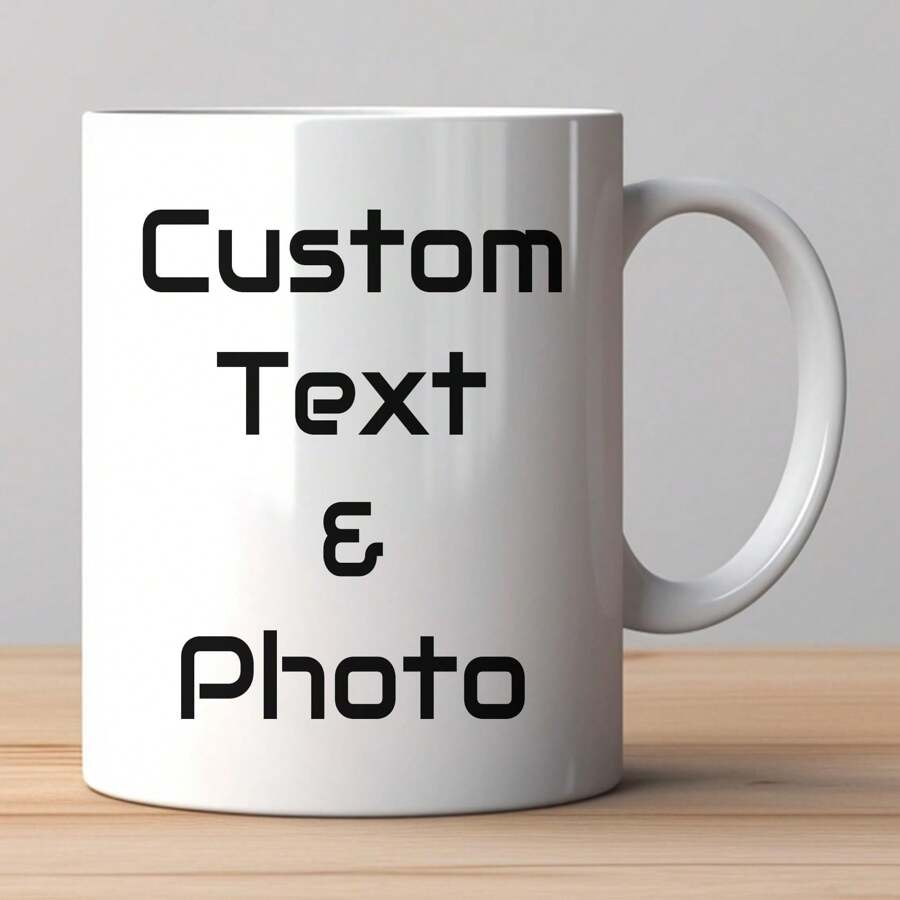1Pc Custom Mug Cup, Personalized Coffee Mugs Cups With Picture Photo ...