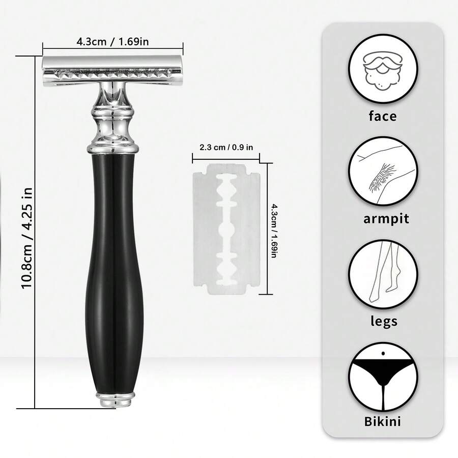 Safety Razor Closed Comb Perfect For Everyday Use Quality Close Smooth ...