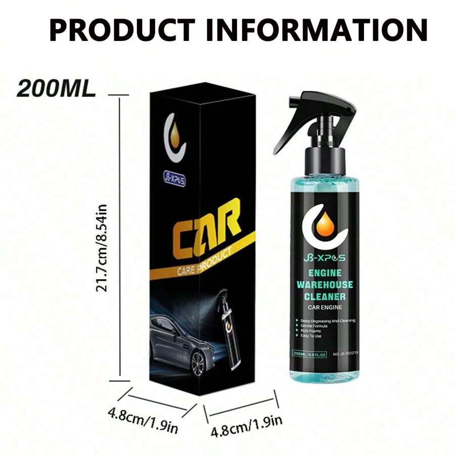 Engine Bay Cleaner Powerful Decontamination For Engine Compartment Oil ...