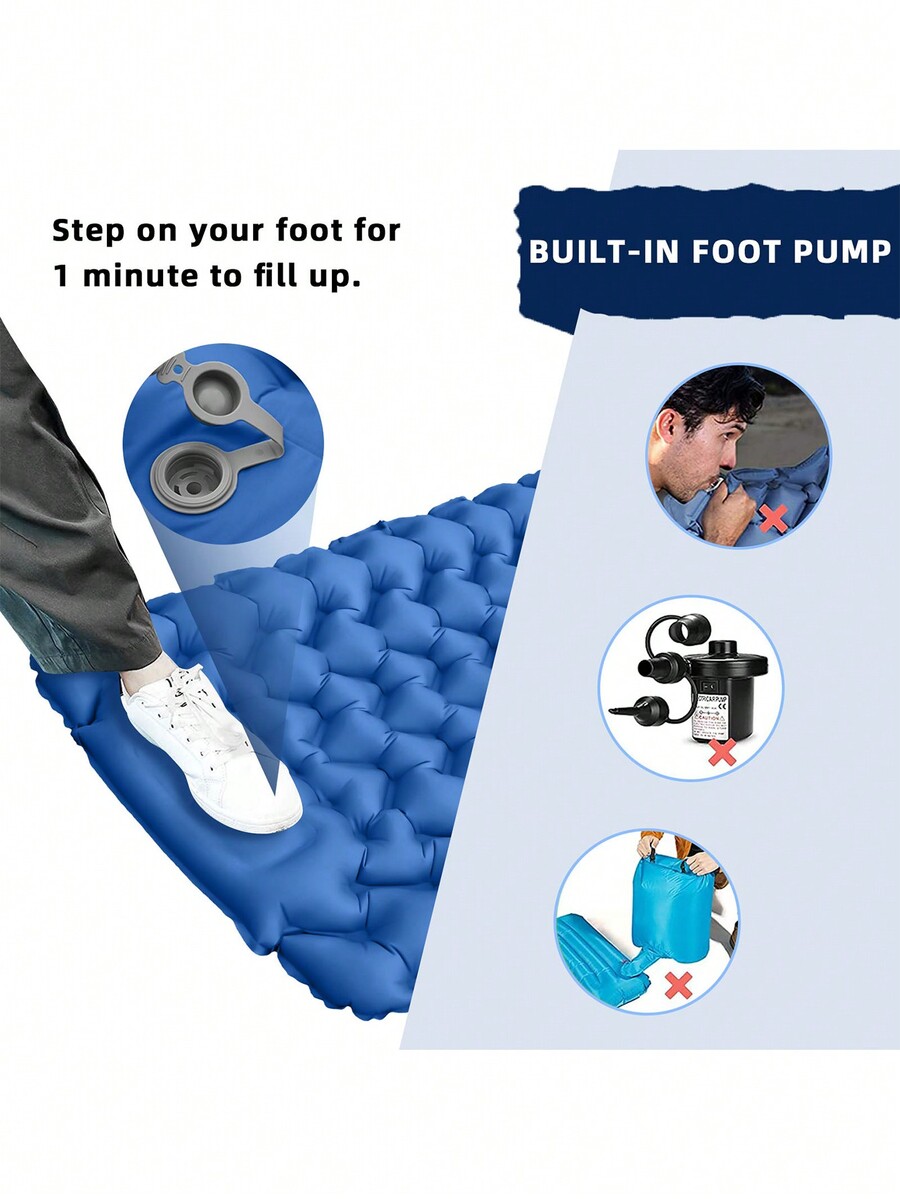 Colchonete Inflável para Camping Ultra Leve, À Prova de Umidade e ...