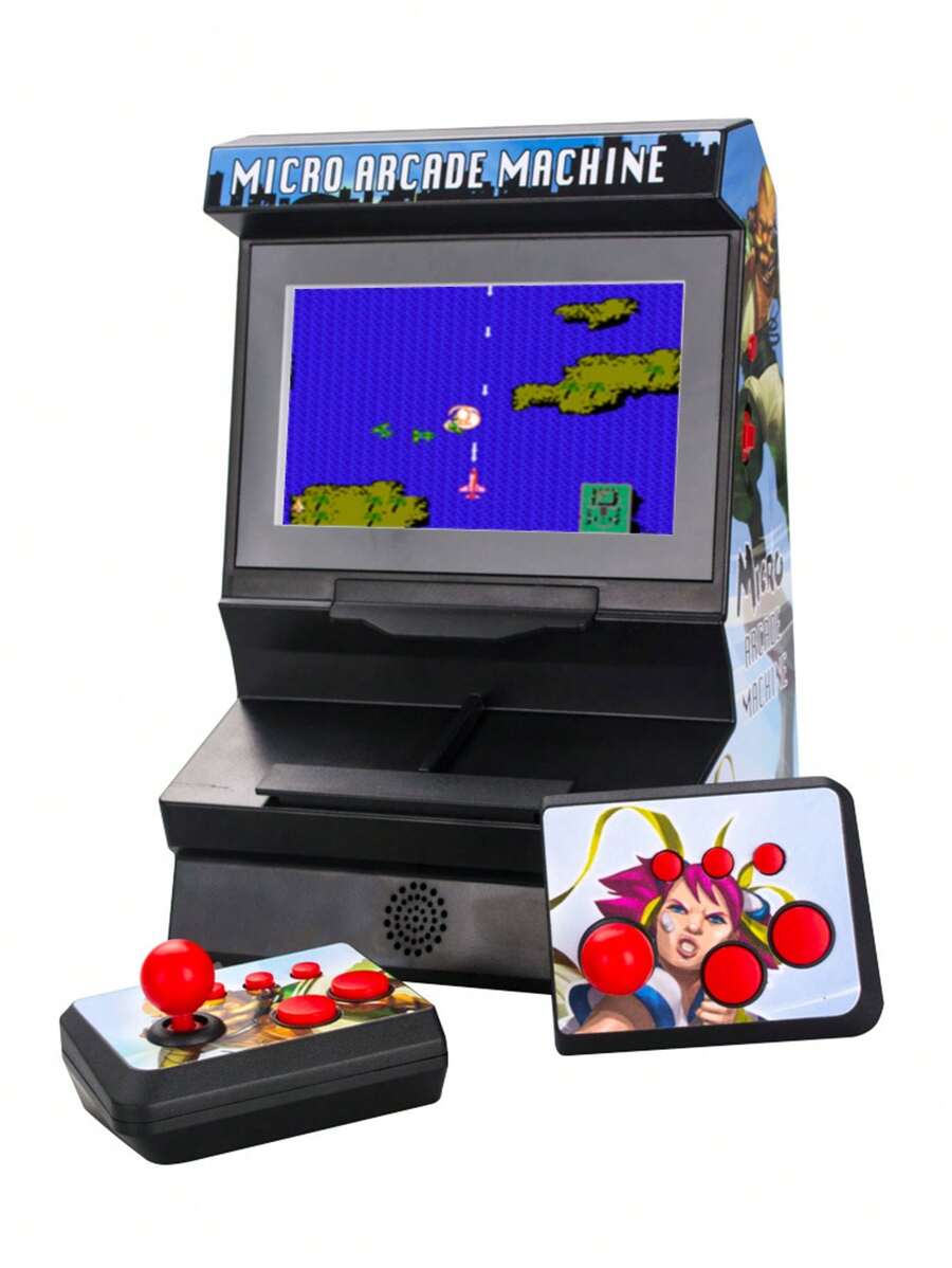 8-Bit 4.3-Inch Two-Player Mini Arcade Fan Handheld Game Console Video ...