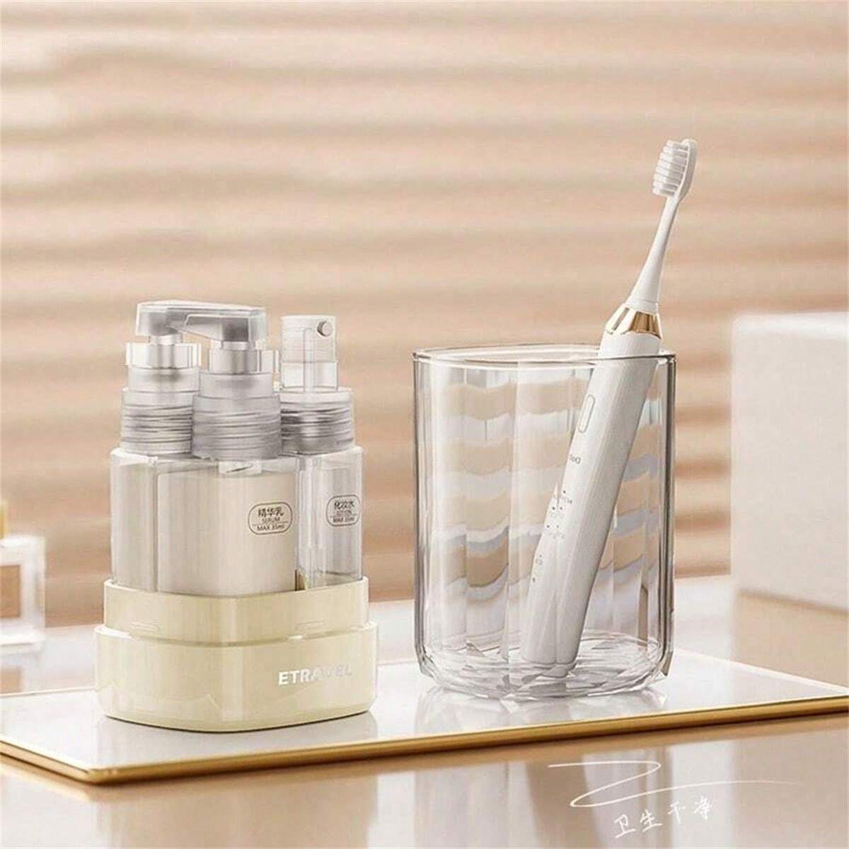 Travel Lotion Dispenser Bottles Portable 4-In-1 Vacuum Compression ...