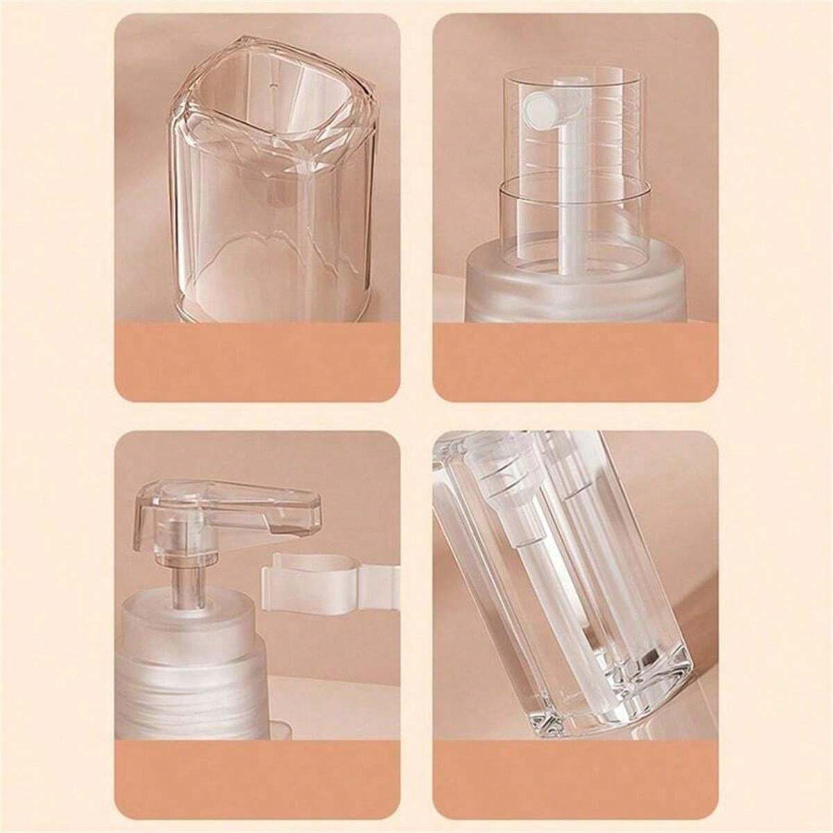 Travel Lotion Dispenser Bottles Portable 4-In-1 Vacuum Compression ...