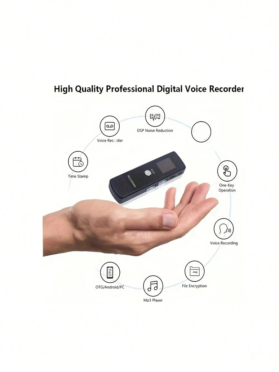 N36 32GB Digital Voice Recorder, High Definition Audio Recorder And ...