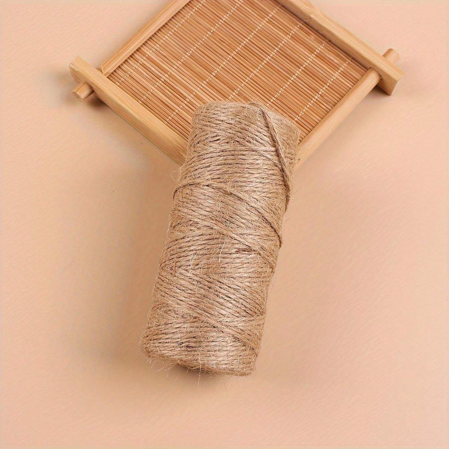 2mm Natural Yellow Twine DIY Handmade Decorative Party Gift Packaging ...