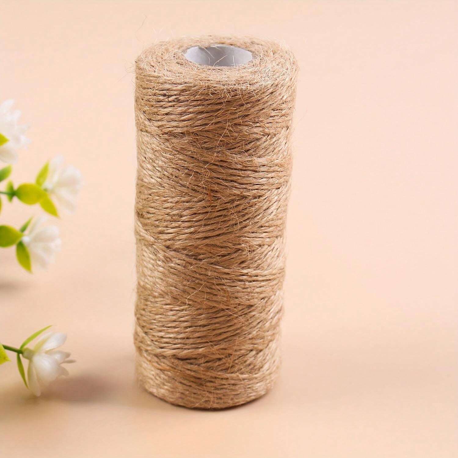 2mm Natural Yellow Twine DIY Handmade Decorative Party Gift Packaging ...