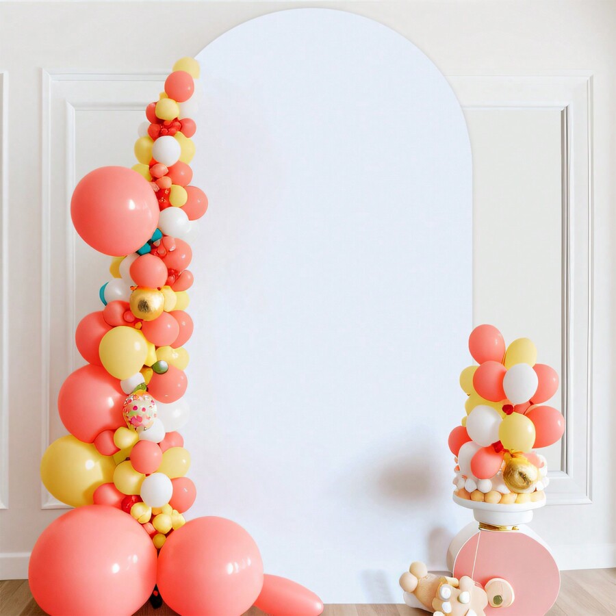 1pc 6.6FT/7.2FT Wedding Arch Cover, Arch Backdrop Cover Chiara Spandex ...