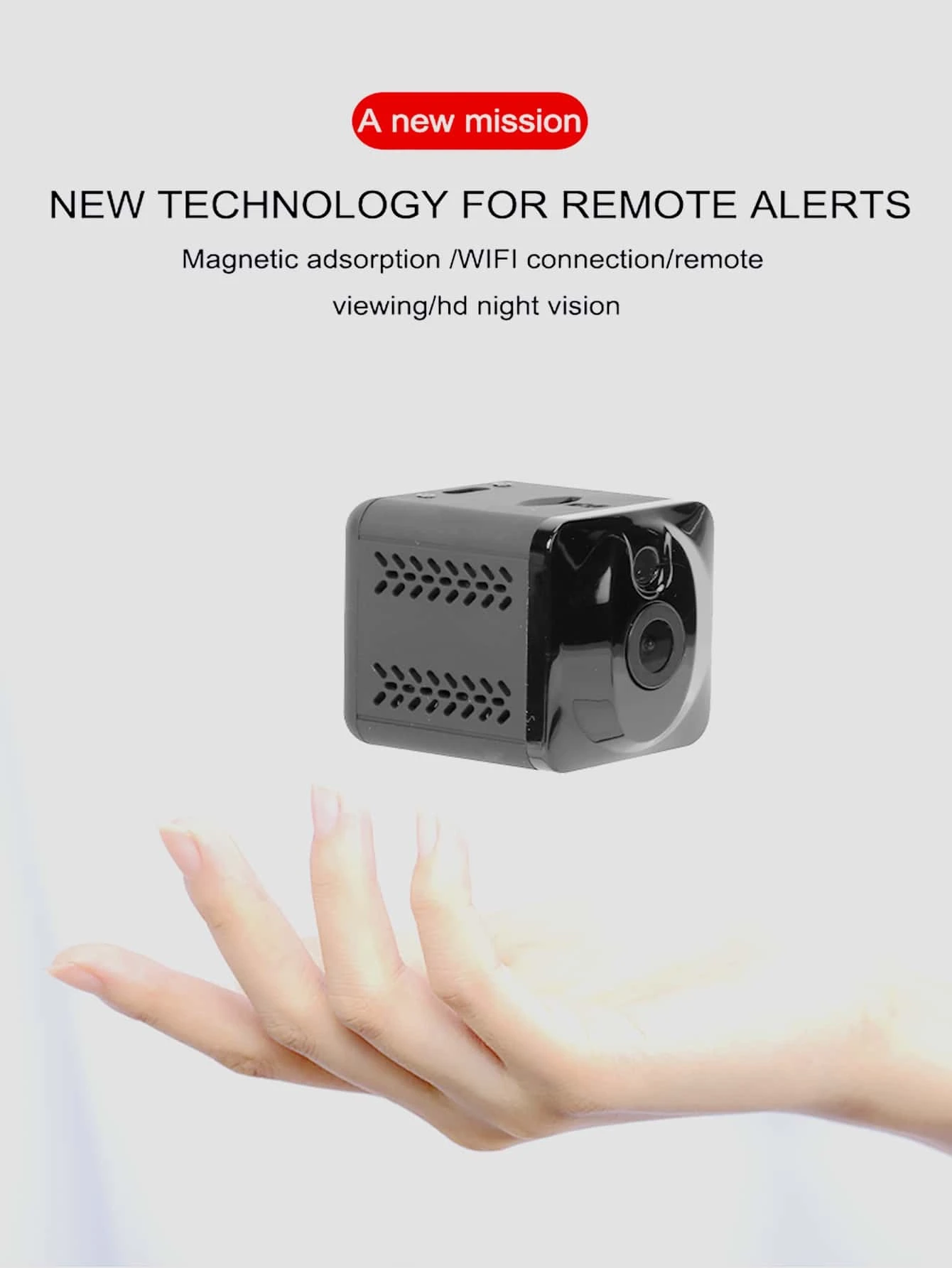 A Wireless Mini Home 2.4G WIFI HD Network Camera Wide Angle 360 ...