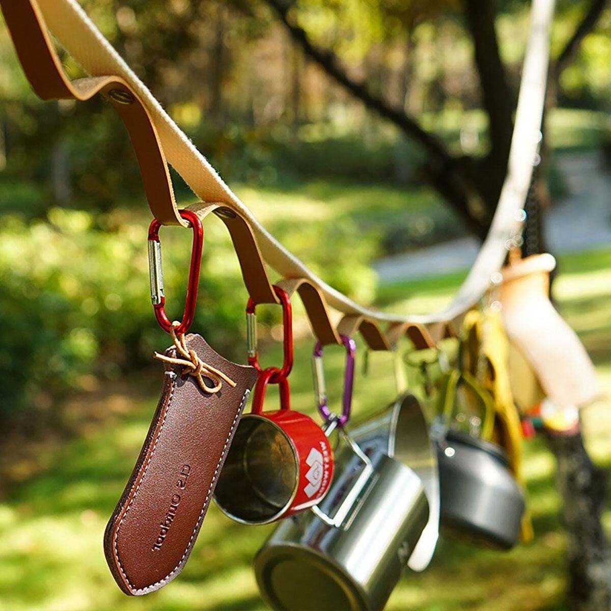 Outdoor Waterproof PU Hanging Rope For Camping Accessories Storage And ...