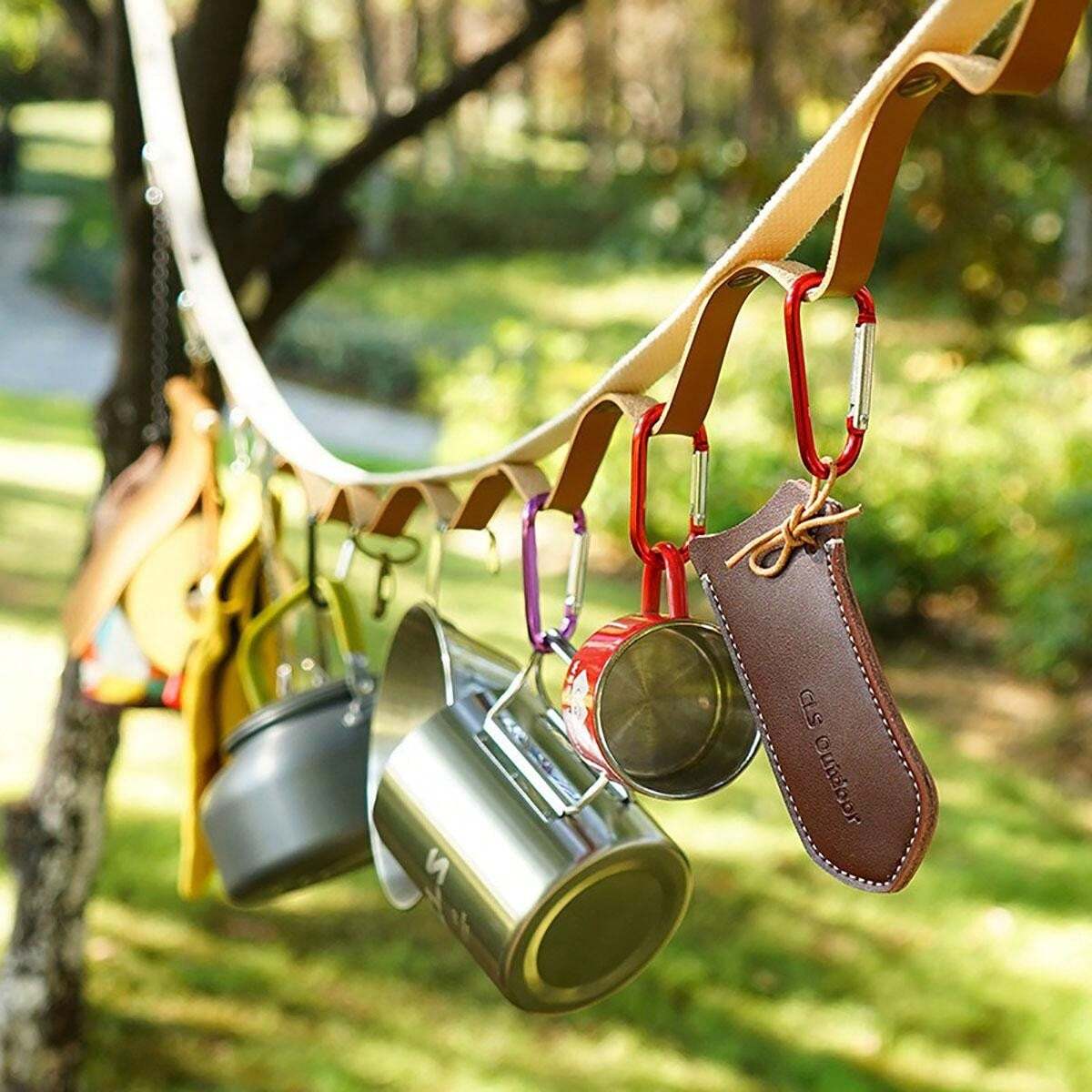 Outdoor Waterproof PU Hanging Rope For Camping Accessories Storage And ...