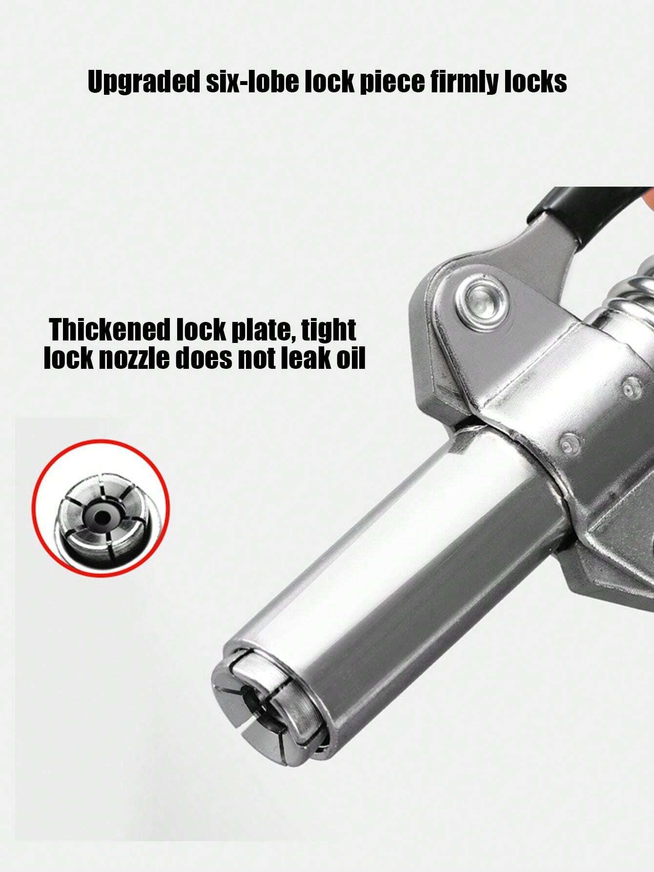 Grease Gun Connector - Durable Quick Release Grease Connector For ...