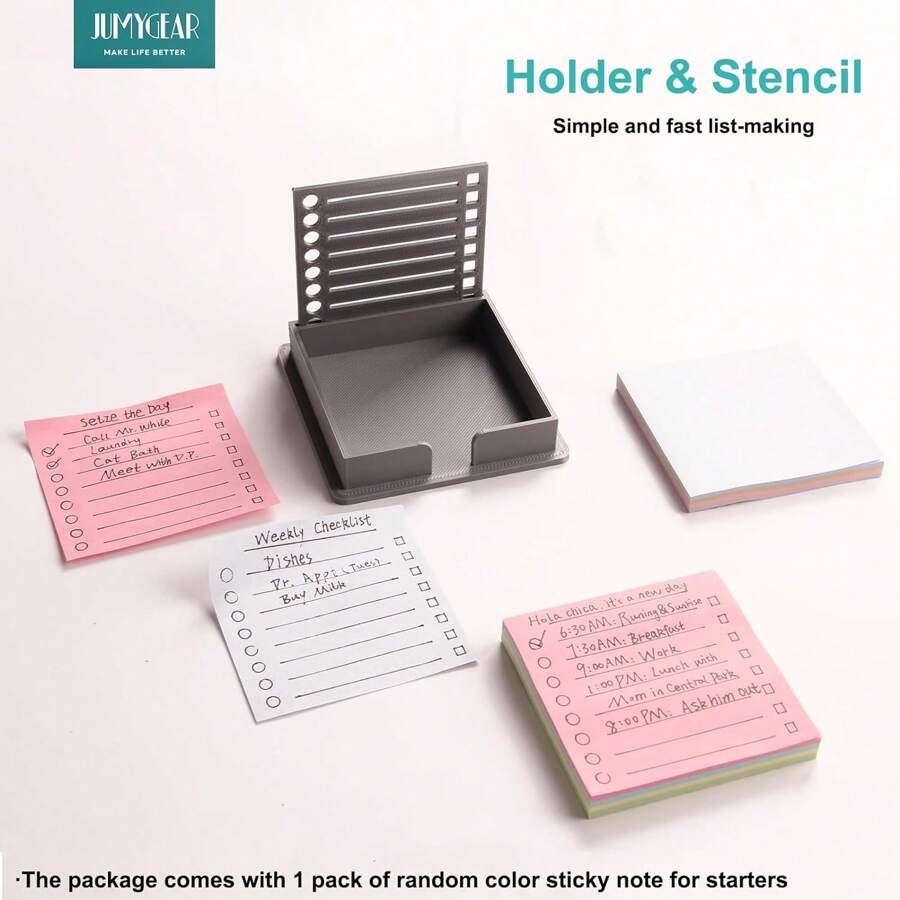 Sticky Notes Template Box Note Box | SHEIN USA