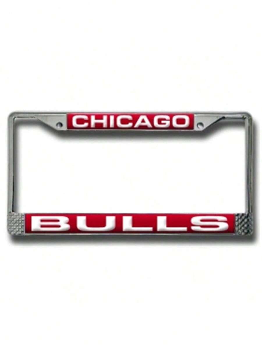 Unbeatablesale Chicago Bulls License Plate Frame Laser Cut Chrome ...