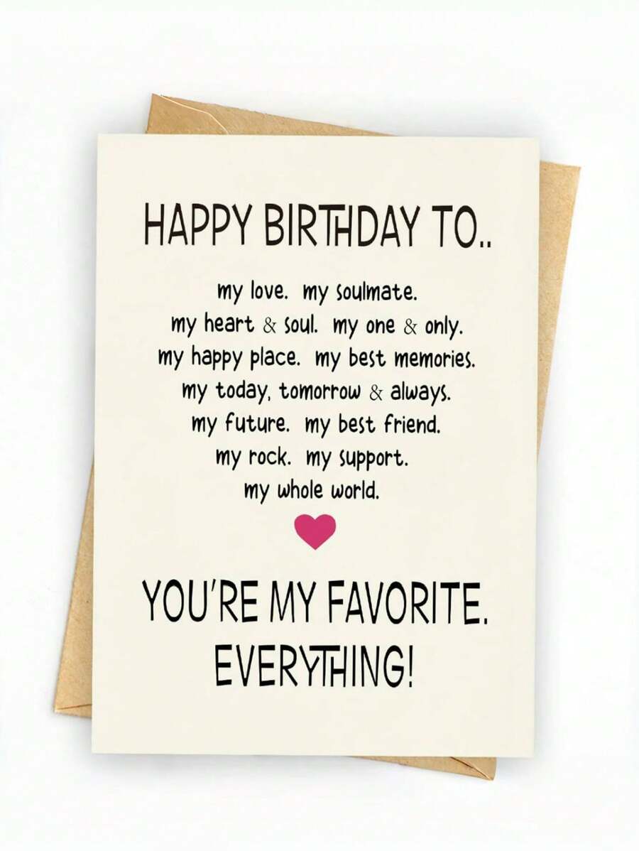Birthday Greeting Card, With Envelope Funny Blessing Card Perfect As A ...