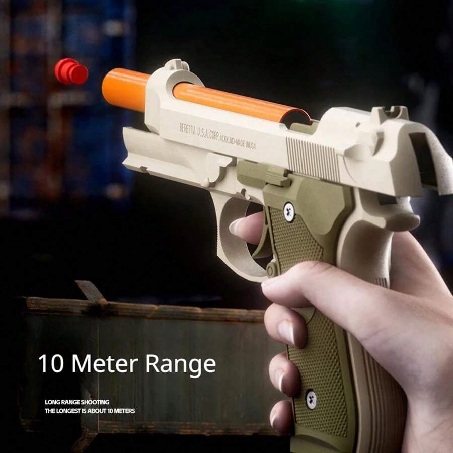 M9A3 Shell Ejecting Toy Gun, Semi-Automatic & Continuous Shooting, EVA ...