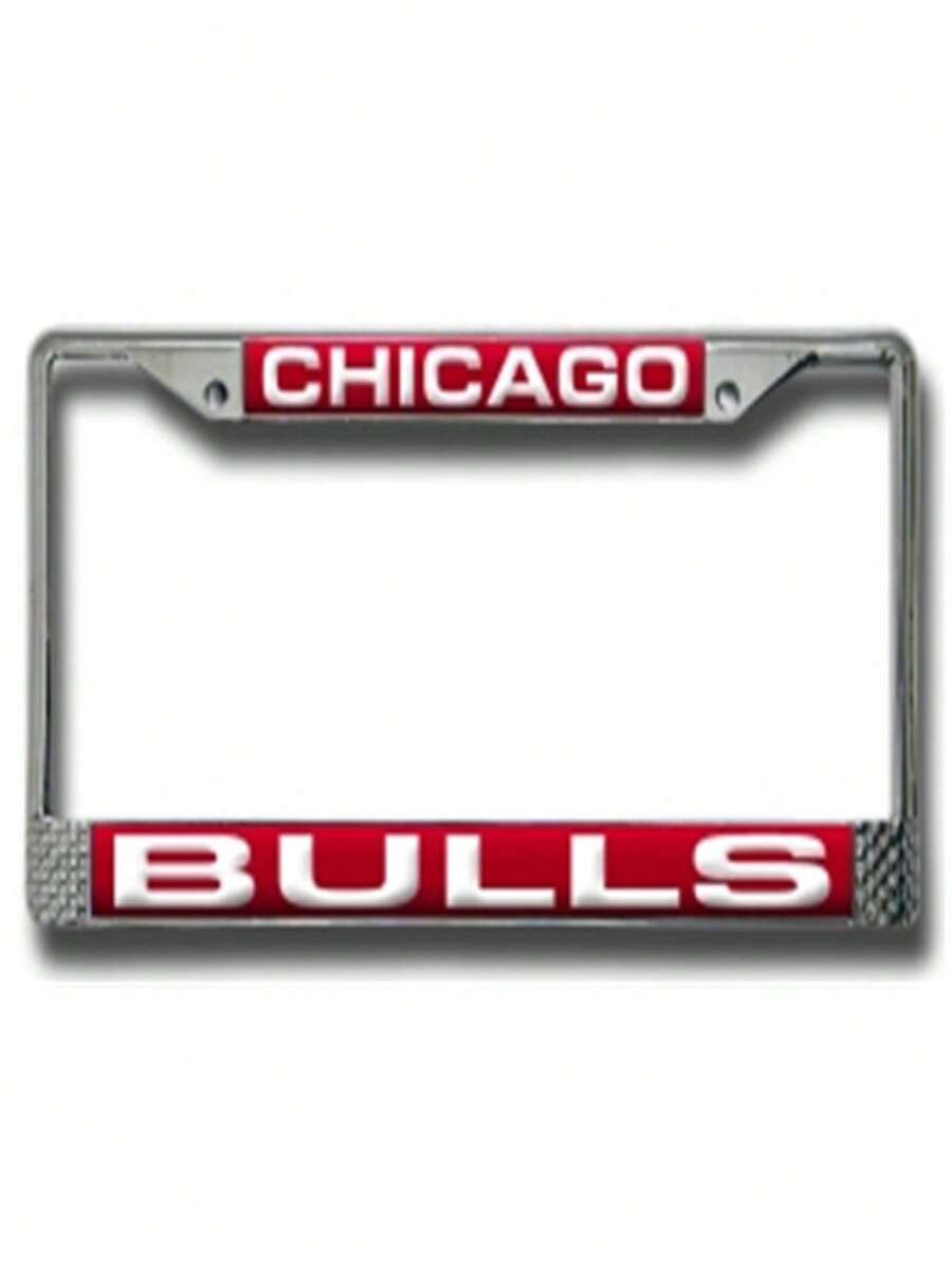 Unbeatablesale Chicago Bulls License Plate Frame Laser Cut Chrome ...
