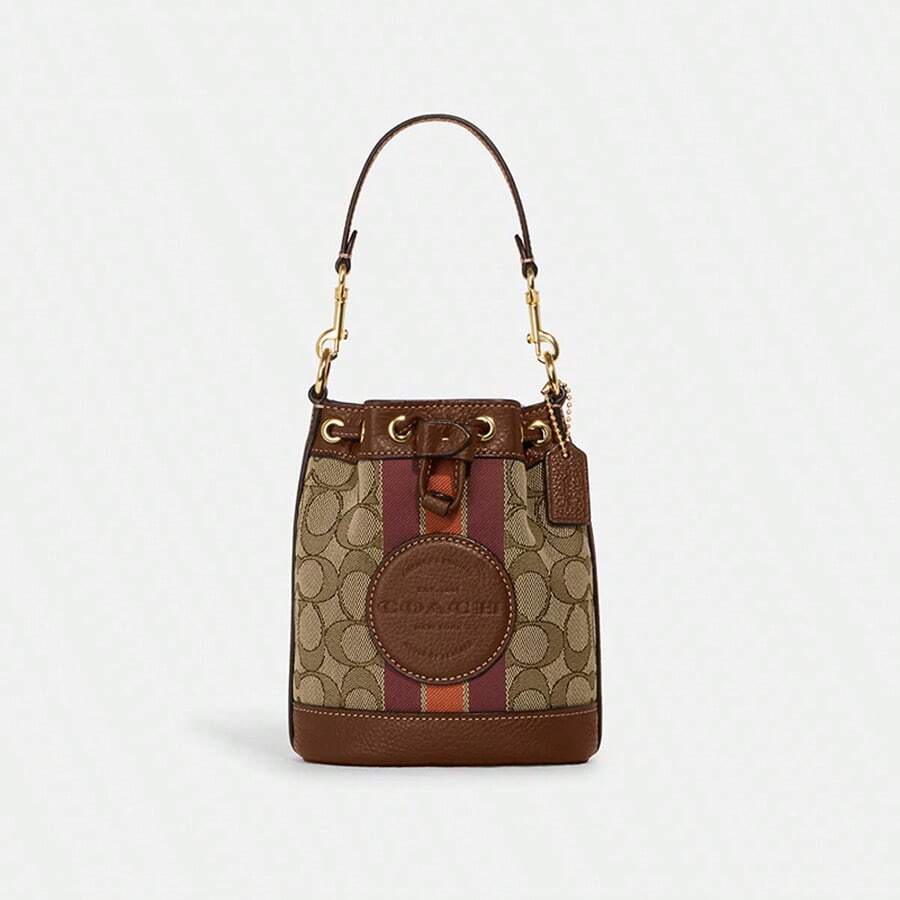 COACH Women's Mini Bucket Bag Shoulder Handbag Crossbody Bag C8322 ...