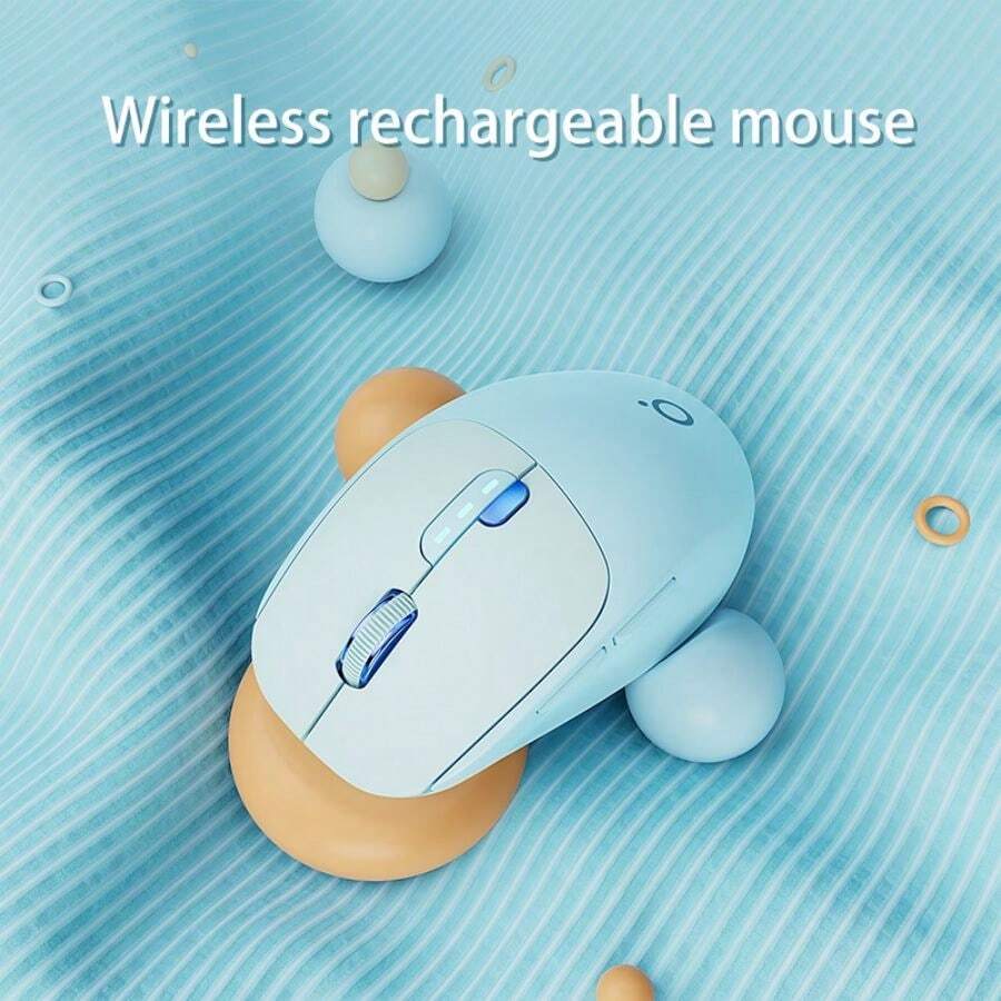EWEADN Q5 Mini Wireless 2.4G & BT Rechargeable & Silent Mouse, 4-Level ...