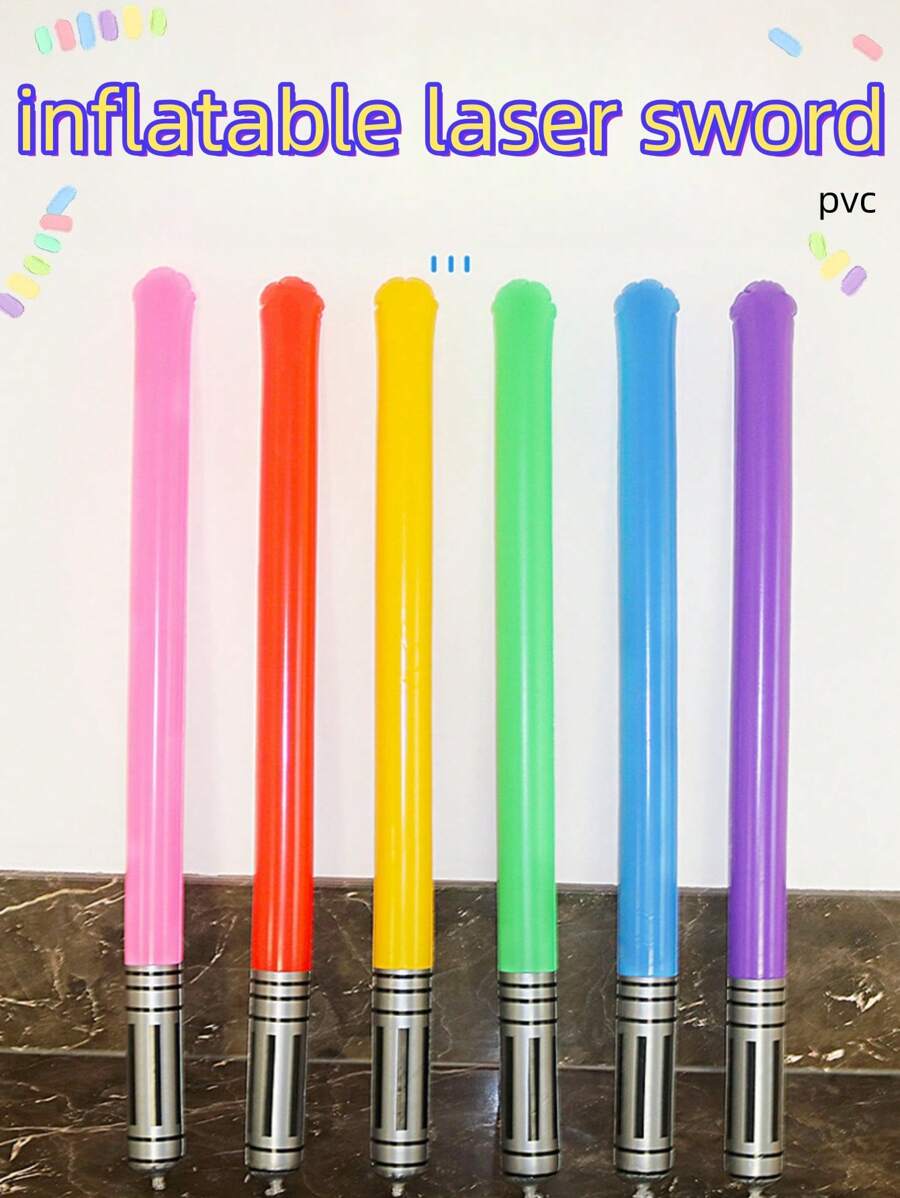 Inflatable Laser Sword PVC Laser Sword Toy Inflatable Stick Toy ...