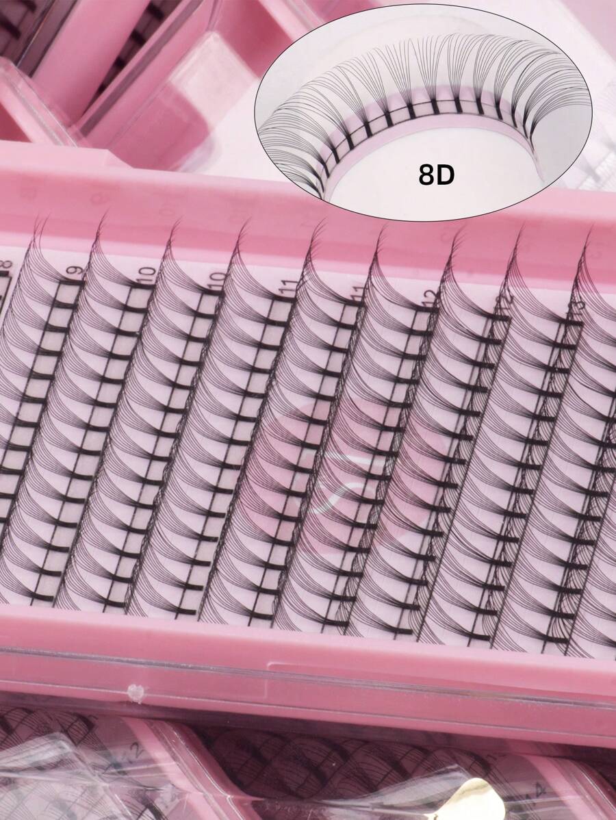 Estensioni ciglia individuali a grappolo 3D 4D 5D 6D 7D 8D 9D 10D con ...