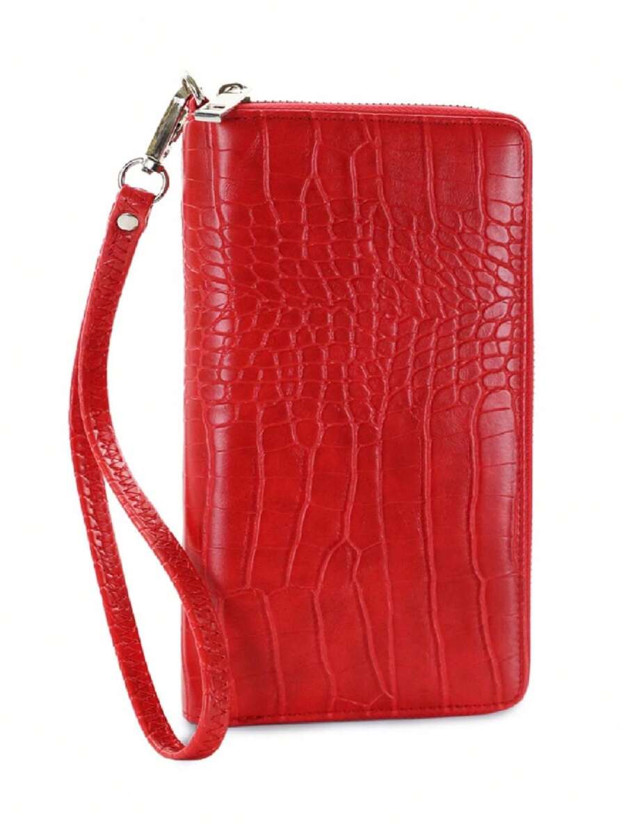 22 TOTE Alligator Wallet With RFID | SHEIN USA