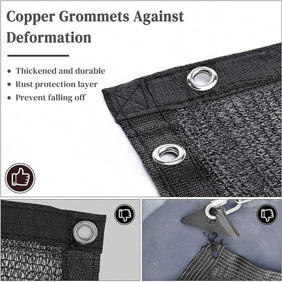 Garden 50% Shade Fabric, 20 X 20 Ft (Approx. 50.8 X 50.8 M) Shade Mesh ...