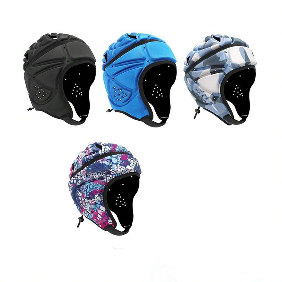 1pc Soft-Shell Protective Headgear 7 V 7 Rugby Helmet Padded Helmet ...