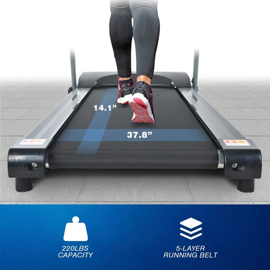 Foldable Treadmills For Home And Office,2.5hp Horsepower 220lbs Weight ...