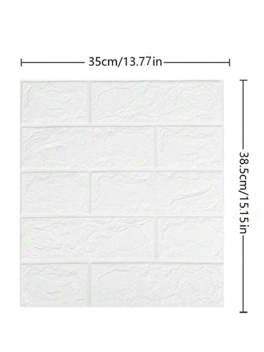 One Piece 3D Wall Panels Peel And Stick Imitation Brick Wallpaper Multi ...