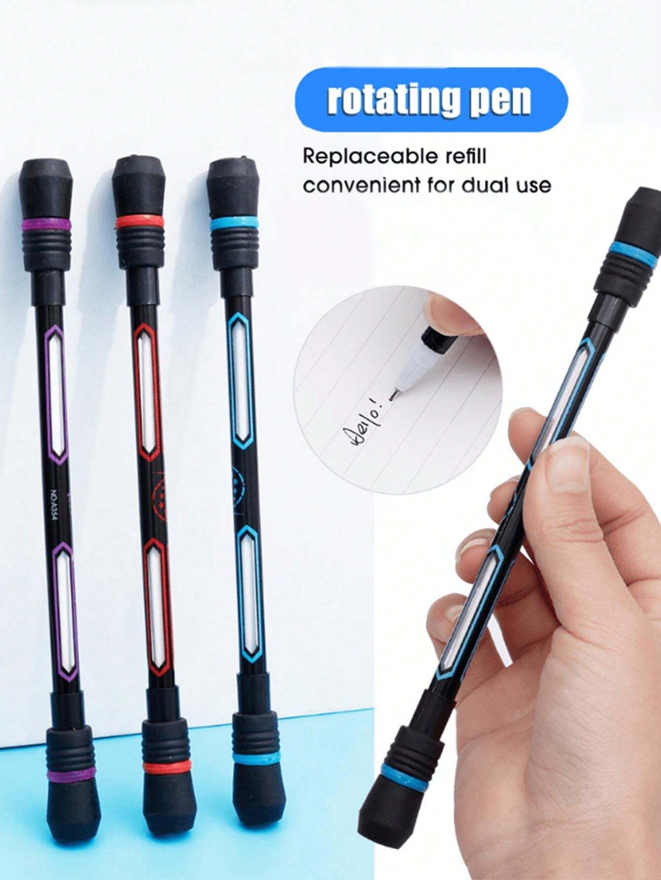 1PC Rotating Pen 1 ABCD Answer Pen In Gift Box Rotary Pen Creative ...