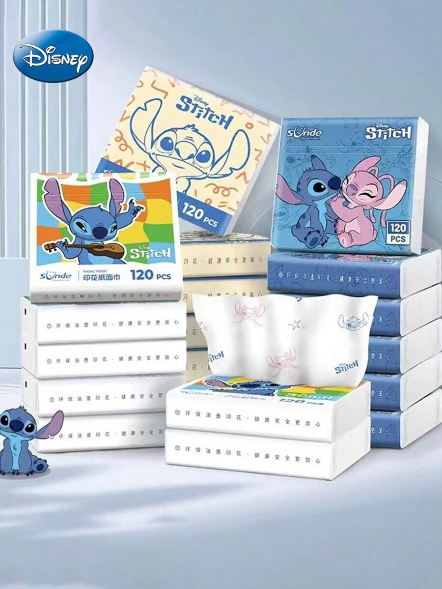 Disney 120Pcs In One Pack Genuine Handkerchief Paper Figure Kawaii ...