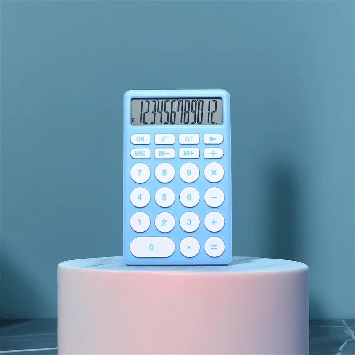 1pc Large Screen Calculator, Cute Creative Macaron Colored Simple ...